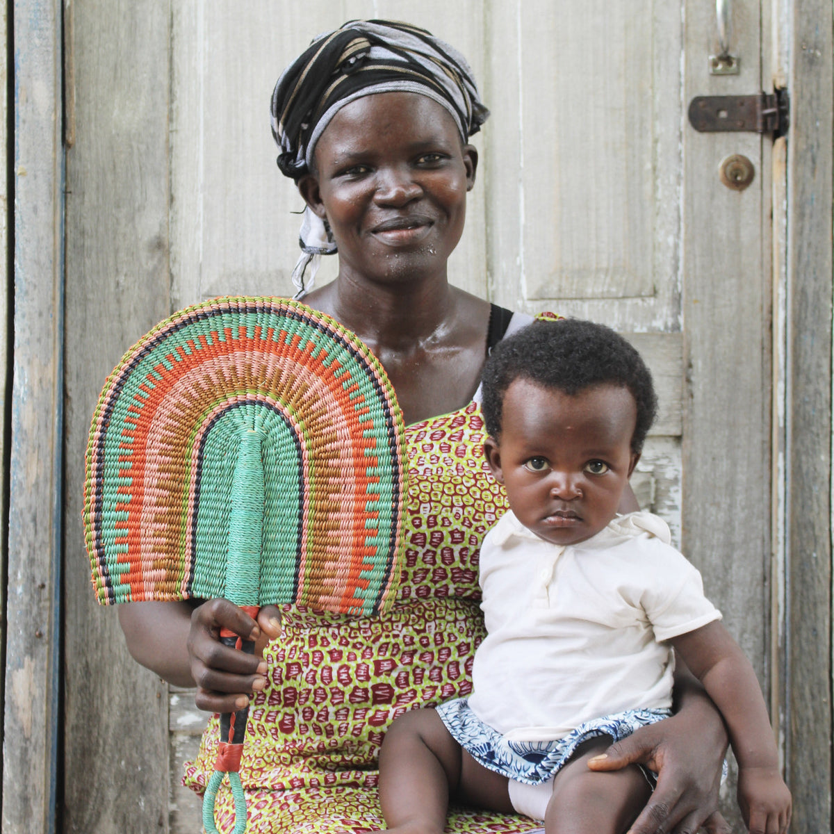 Woven Ghana Fans - Woven Straw Fans – The Baba Tree Basket Company