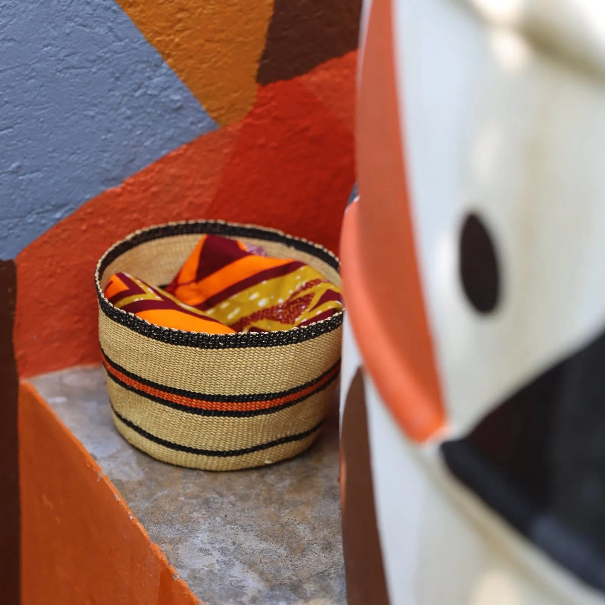 Woven Storage Basket from Africa - Apika Baskets – The Baba Tree Basket ...