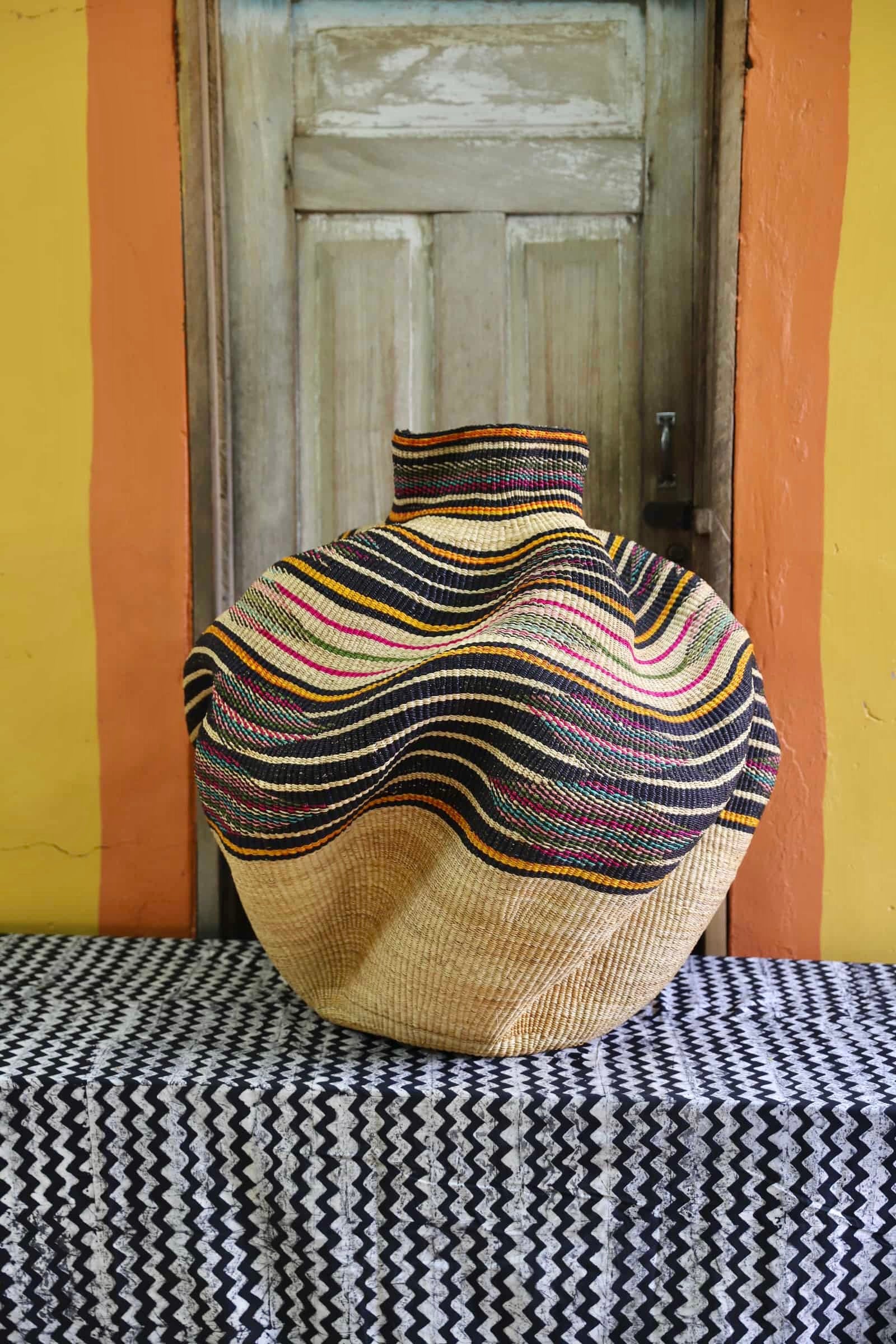 Artisan African Baskets handmade in Ghana - handwoven, ethical, décor ...