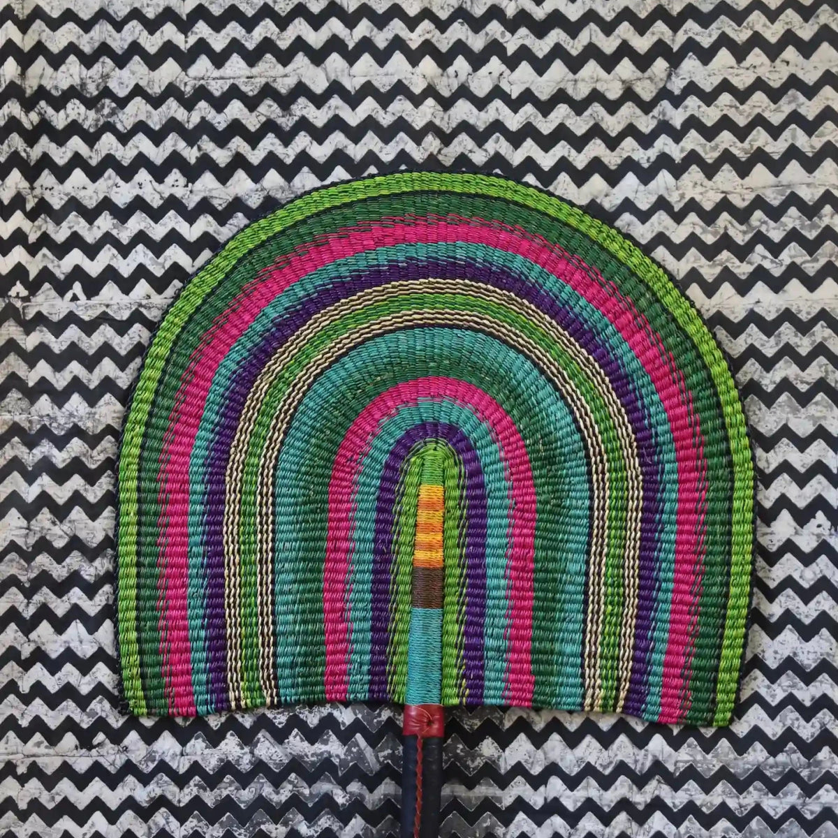 Naba Penga Wall Dècor Fan by Linda Ayamga – The Baba Tree Basket Company