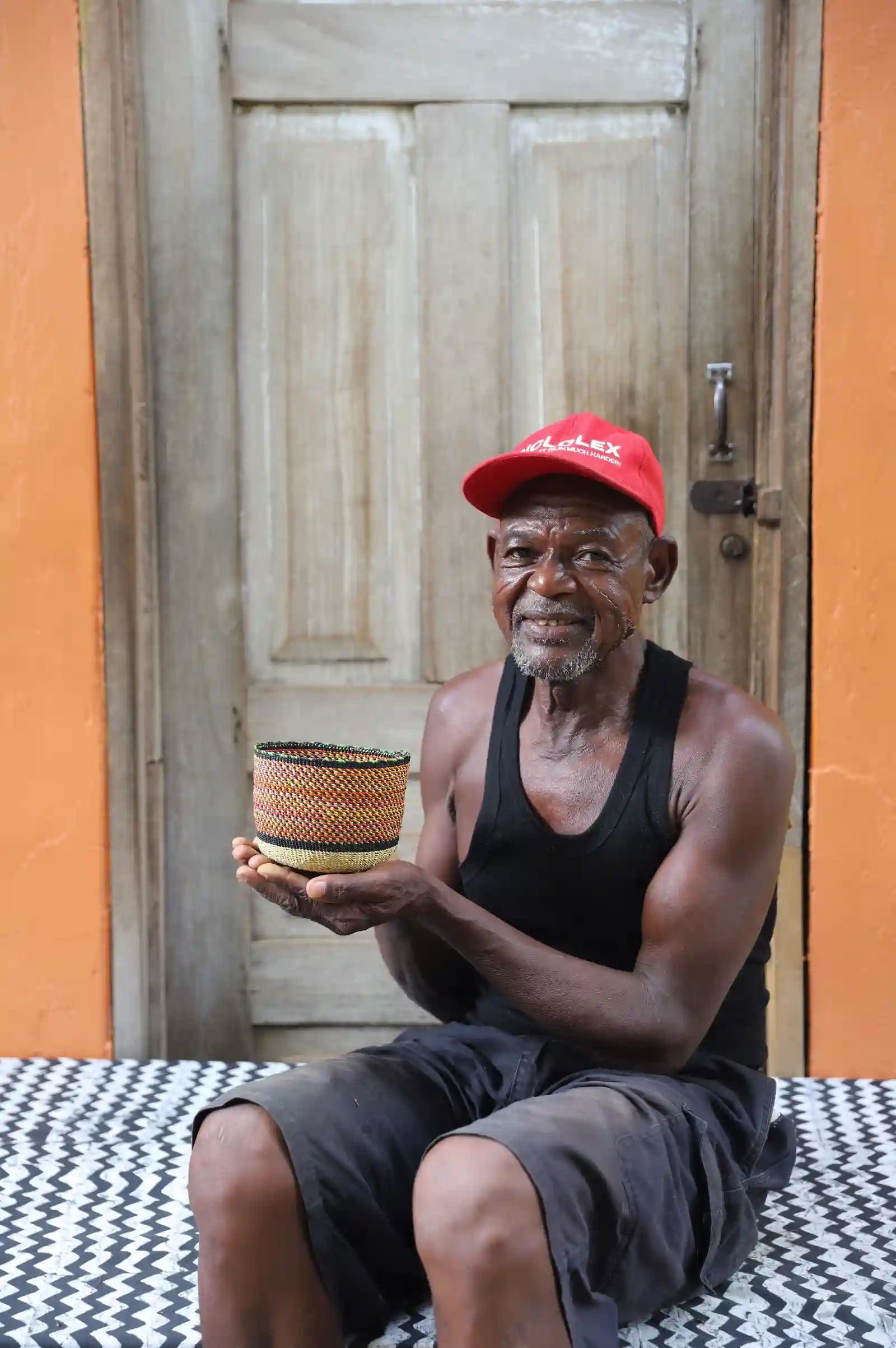 Woven Storage Basket from Africa - Apika Baskets – The Baba Tree Basket ...