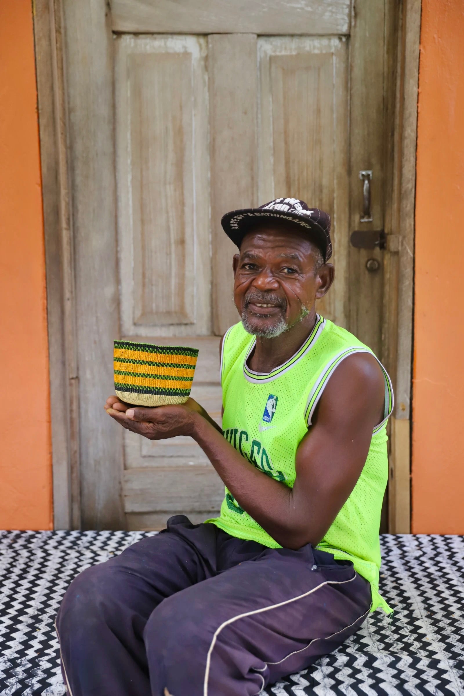 Woven Storage Basket from Africa - Apika Baskets – The Baba Tree Basket ...