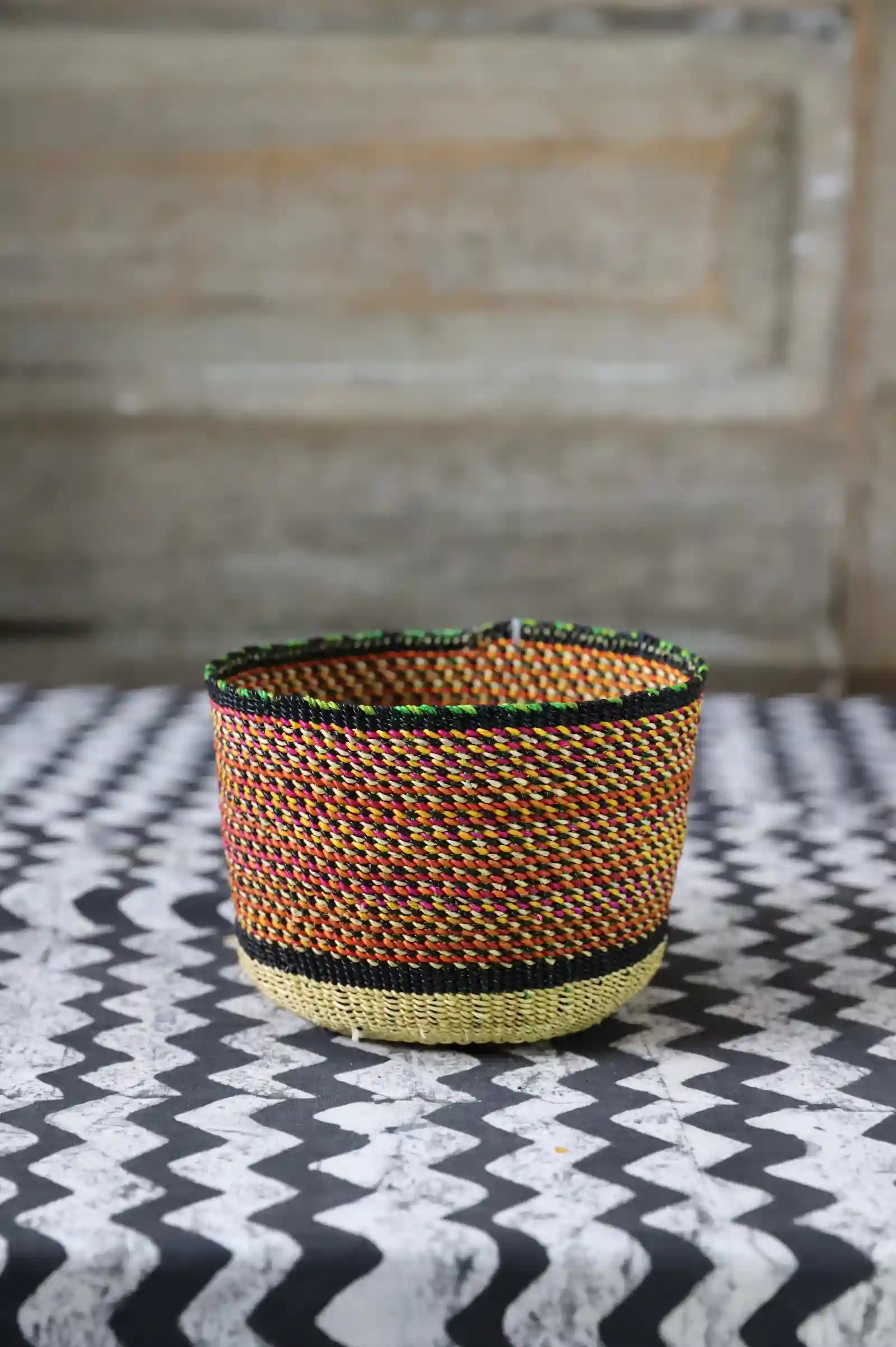 Woven Storage Basket from Africa - Apika Baskets – The Baba Tree Basket ...