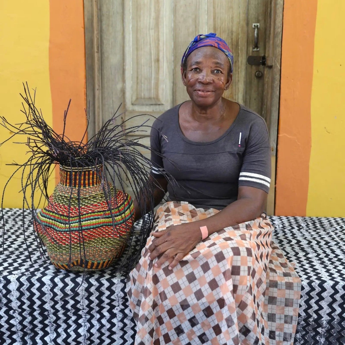 Tua-Tia (Baobab Tree) Art Basket (Tiny) by Nmalebna Amita – The Baba ...