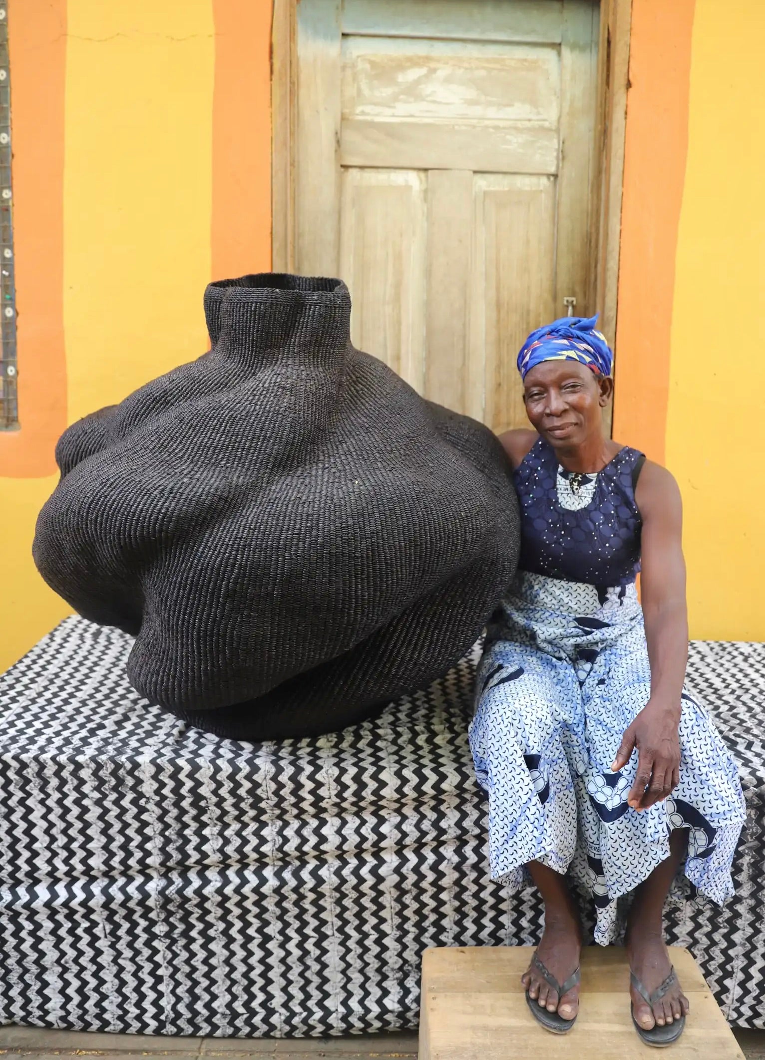 Artisan African Baskets handmade in Ghana - handwoven, ethical, décor ...