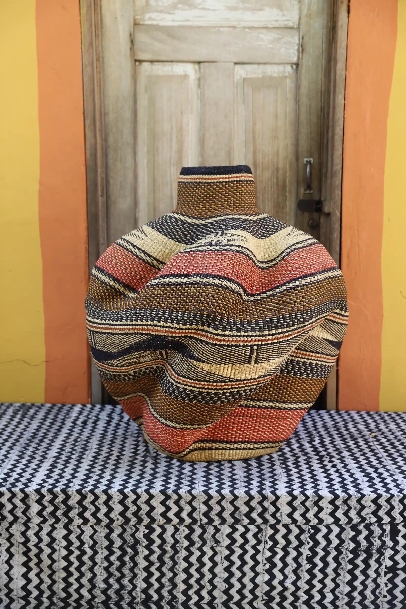 Artisan African Baskets handmade in Ghana - handwoven, ethical, décor ...