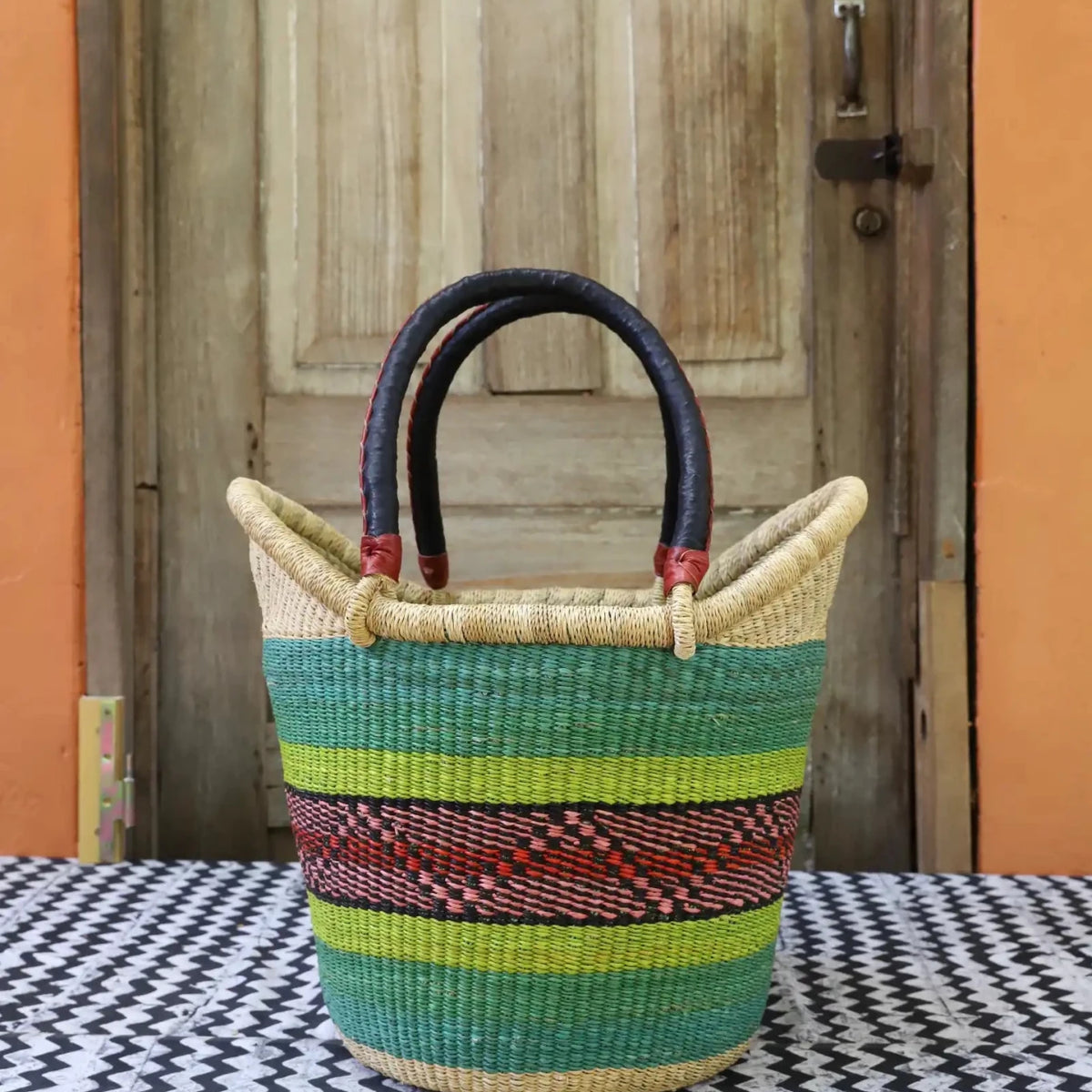 Nyariga Shopping Basket (Large) by Babie Avaala – The Baba Tree Basket ...